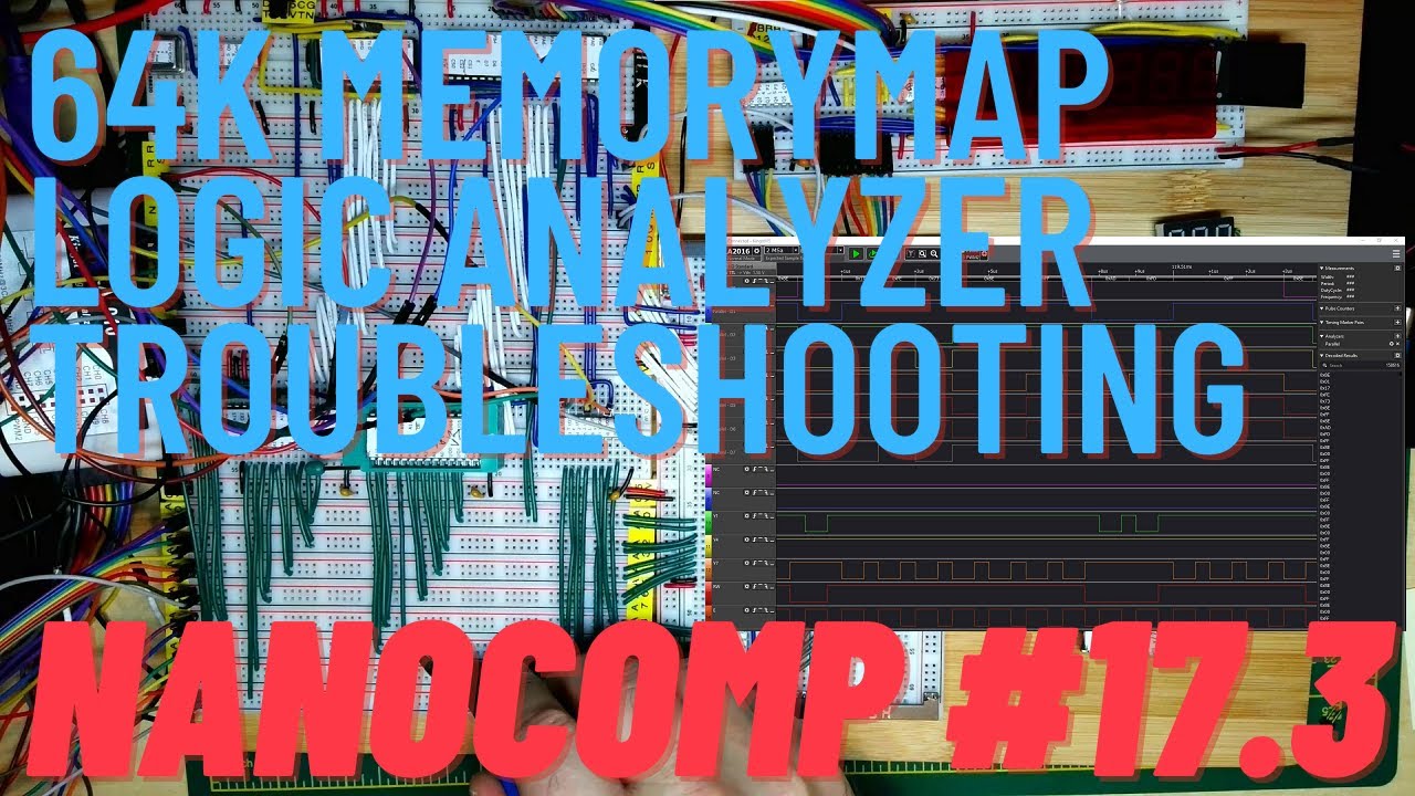 Nanocomp 6809 #17 Part 3 64K Memory Map - 8 Bit Breadboard Micro - YouTube