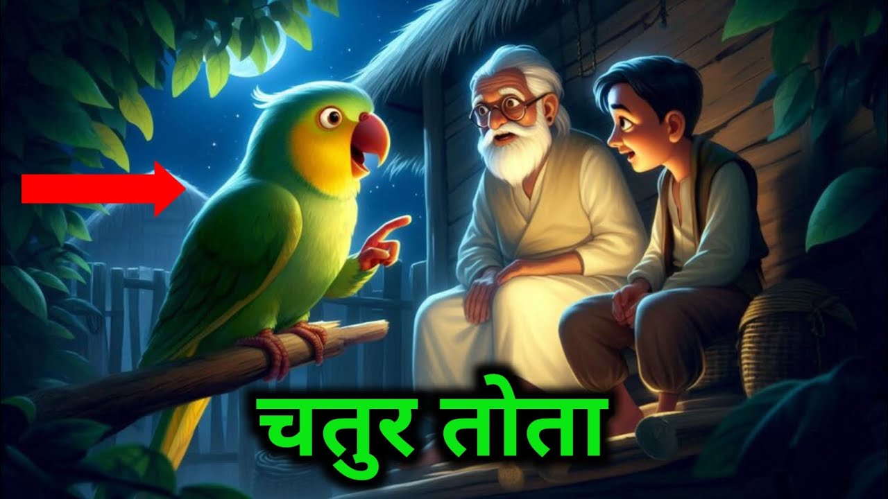 चतुर तोता | Dharmik Story In Hindi | Dharmik Kahani | Motivational ...