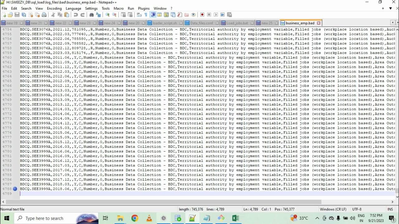 #4 How to rejected data like bad files to loaded in Database using SQL loader - YouTube