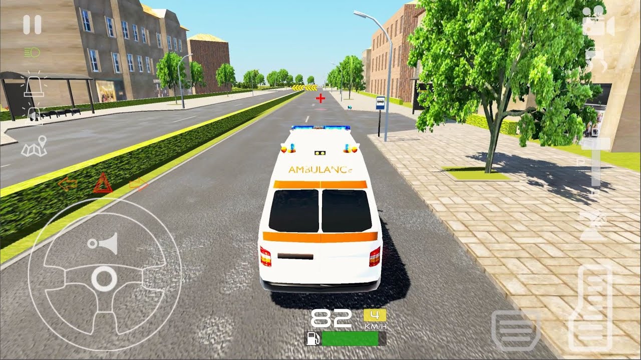 Emergency Ambulance Simulator 2021 - Minibus Car Driving Sim - Android ...