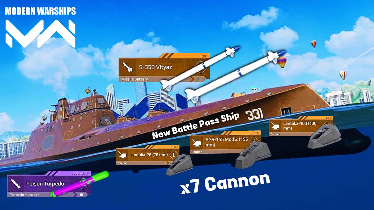 NEW! November Battlepass Ship - KRI IFCX 260 full gameplay | Modern ...