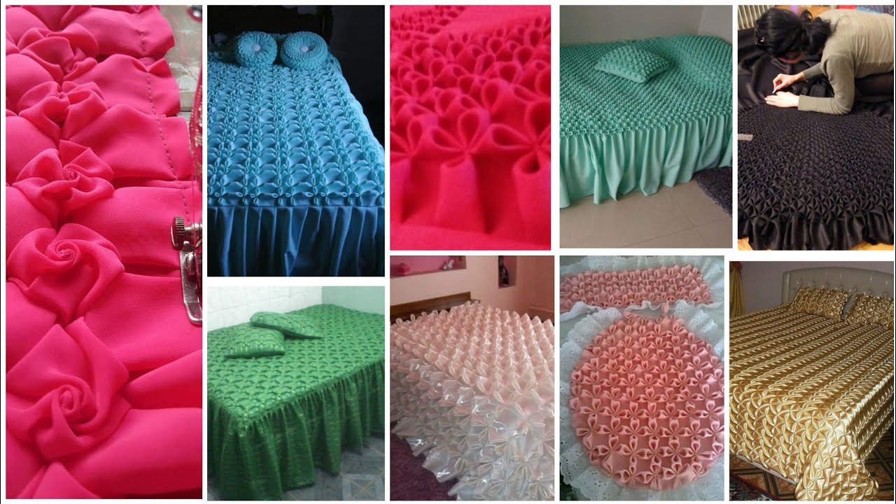 How to make smocking bed sheet cushion pillow covers design Ideas image ...