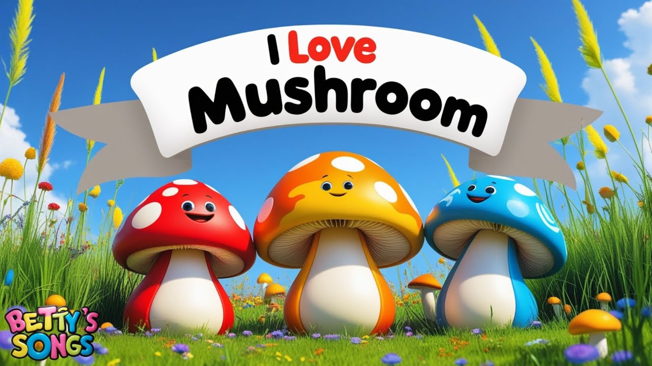 I LOVE Mushrooms! 🎶🍄 LEARN Veggies with these FUN Kids Song! - YouTube