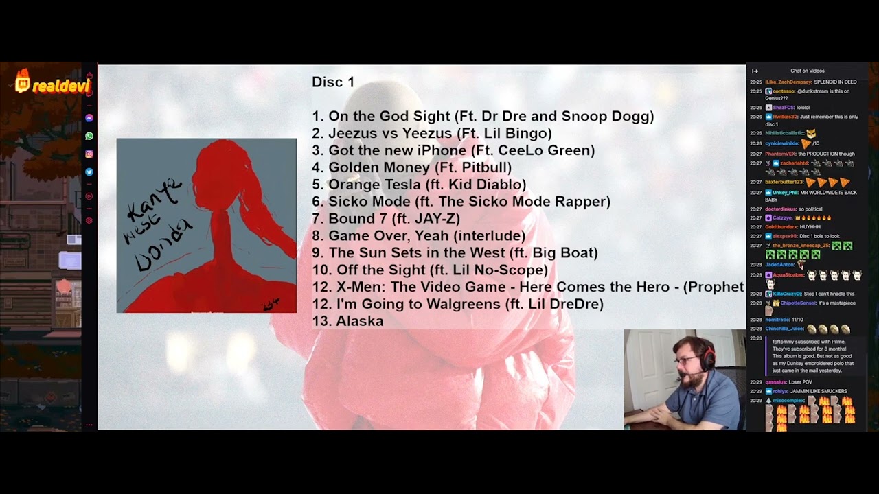 full dunkey donda stream VOD w/ twitch chat - YouTube