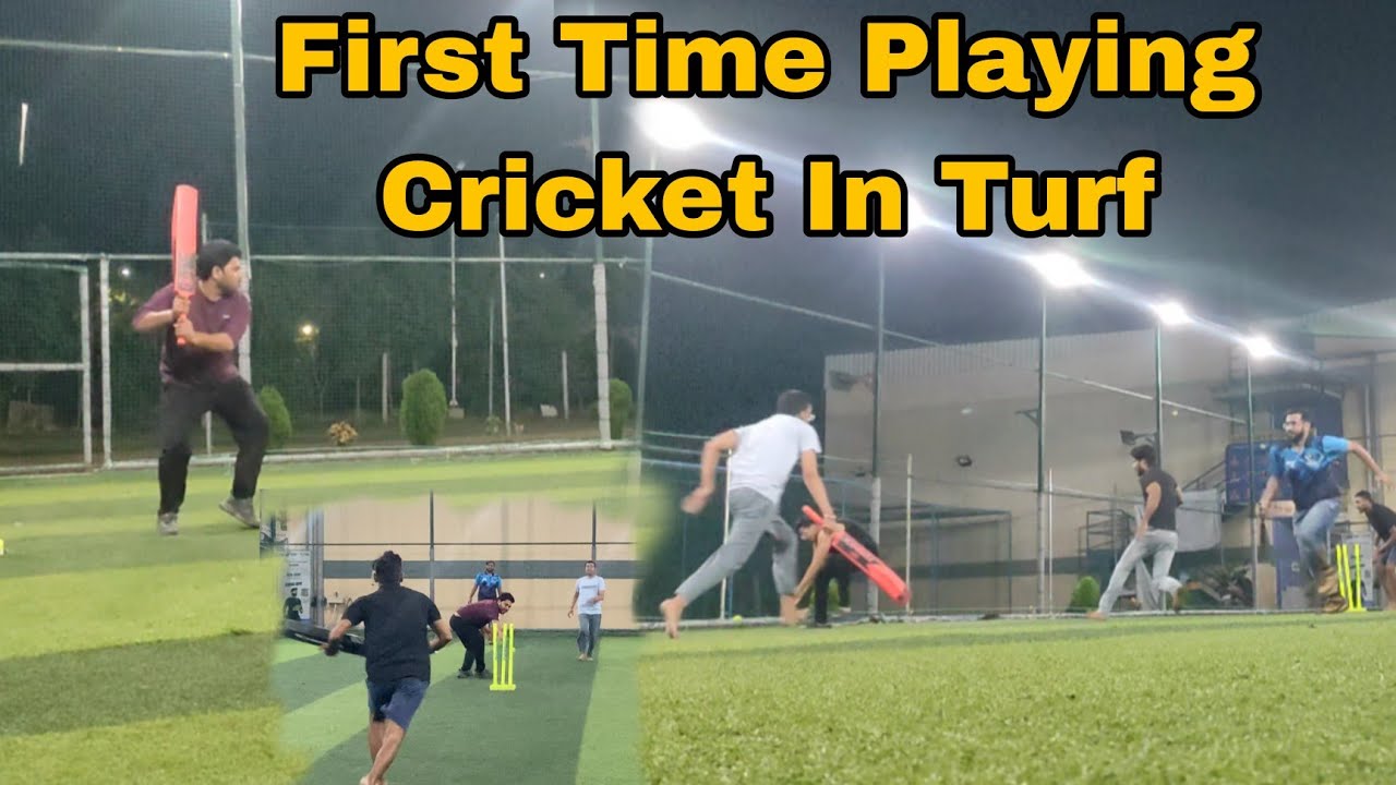 Cricket Match In Turf 🏏| First Time Playing Cricket In Turf | Box ...