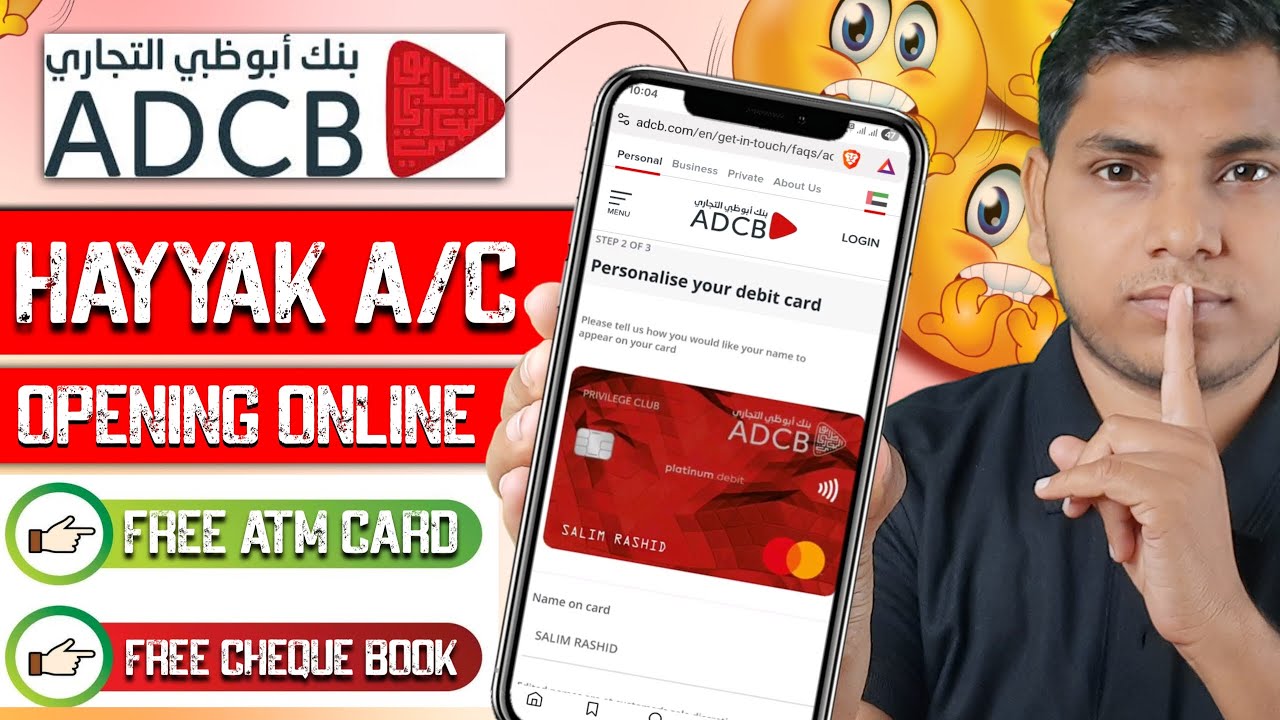 Adcb Bank Hayyak Account Opening Online 2025 | Best Zero Balance ...