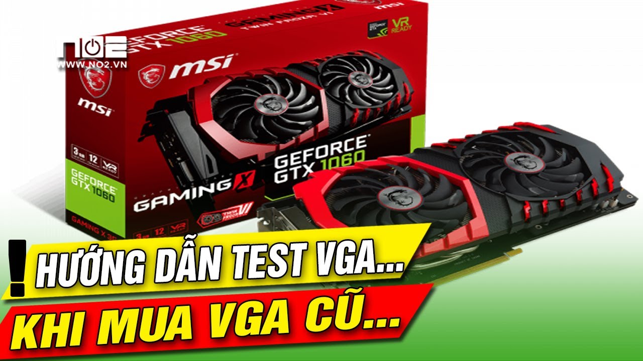 Hướng dẫn test card màn hình, test card vga - YouTube