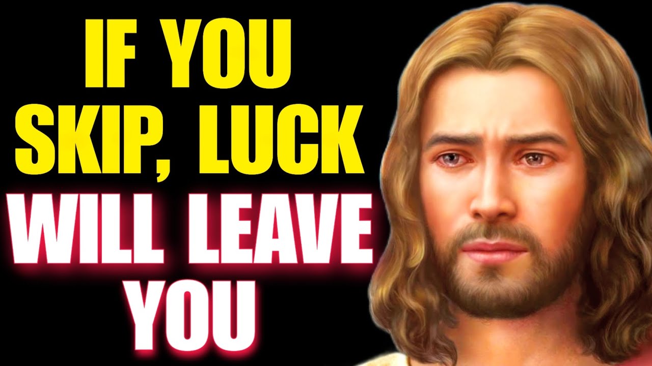 God Says ~ Luck Will Leave You If You Skip This Message 💯 | God Message ...