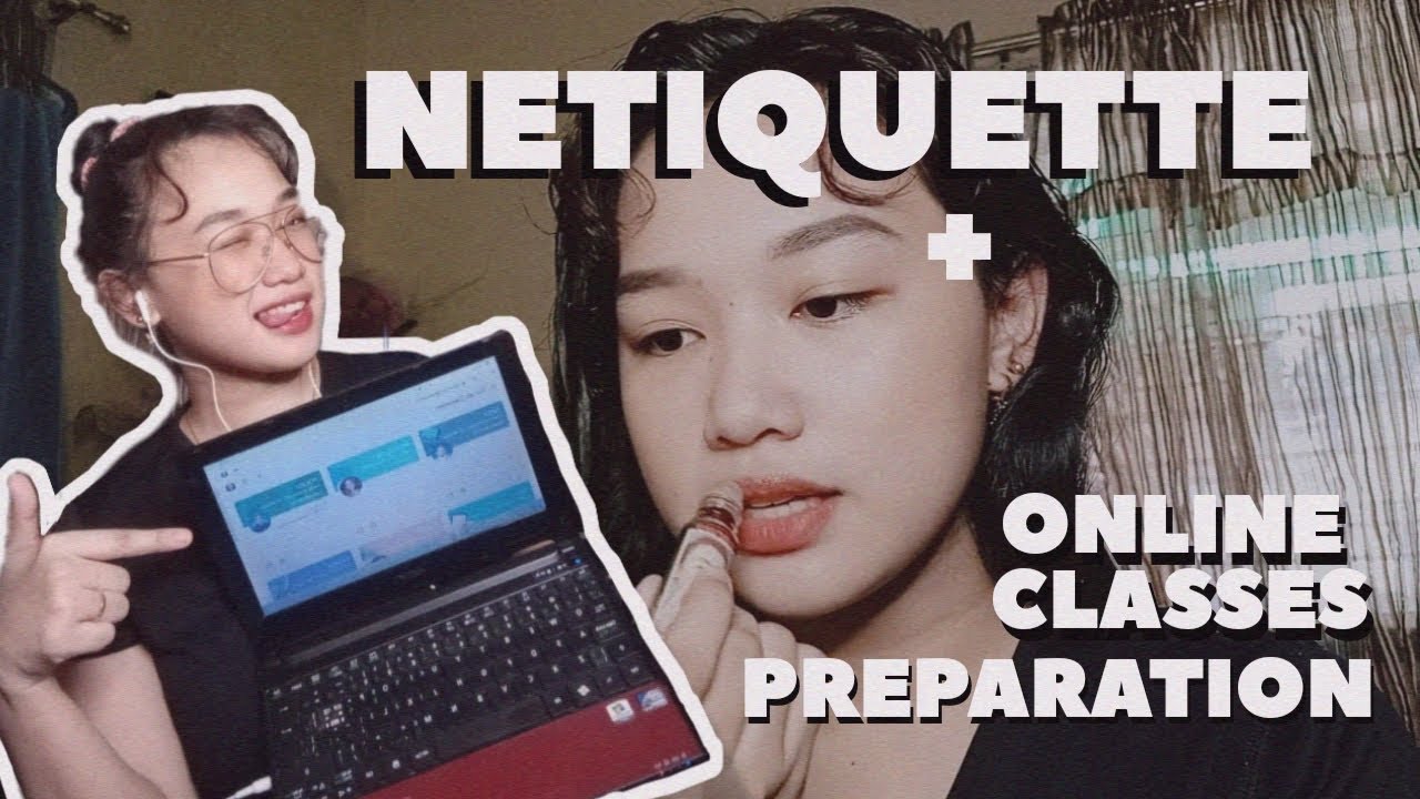 💄 how i get ready for online classes + let's talk about netiquette ...