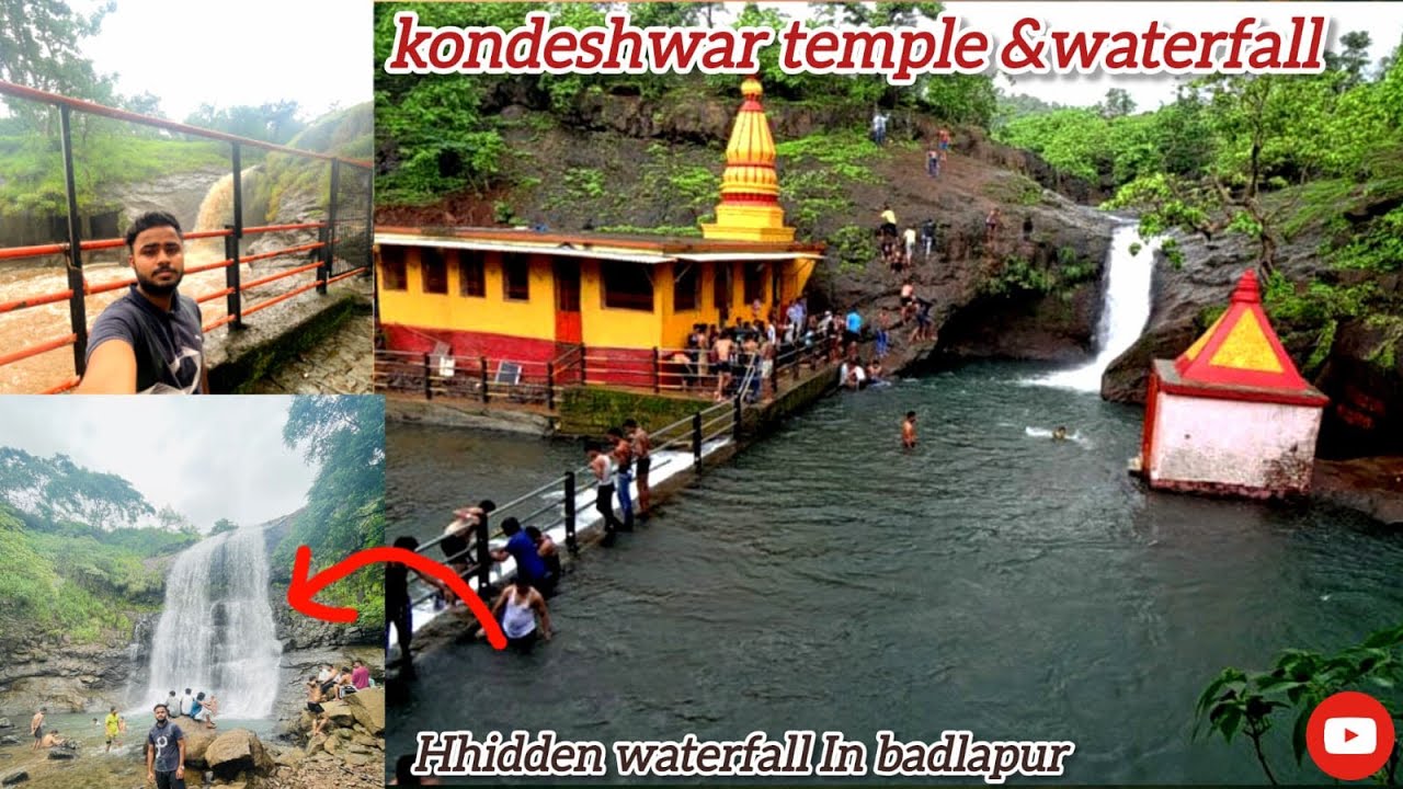 Kondeshwar Temple & Waterfall Vlog | kondeshwar Temple Badlapur ...