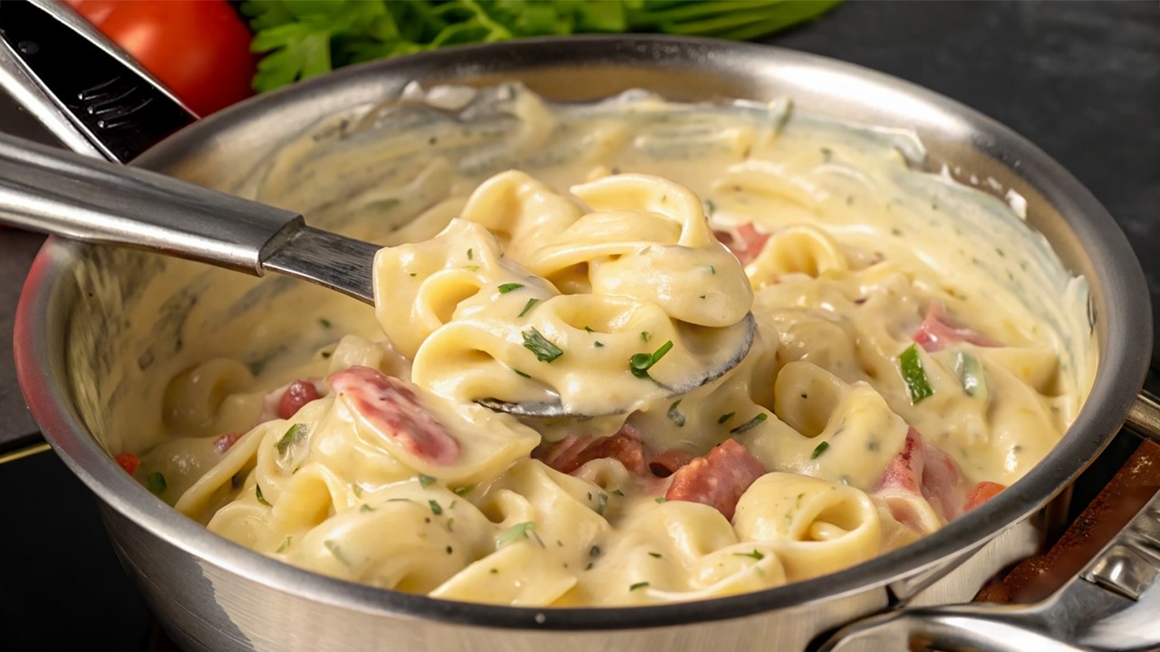 A simple and very tasty dinner that will win you over! Perfect creamy ...