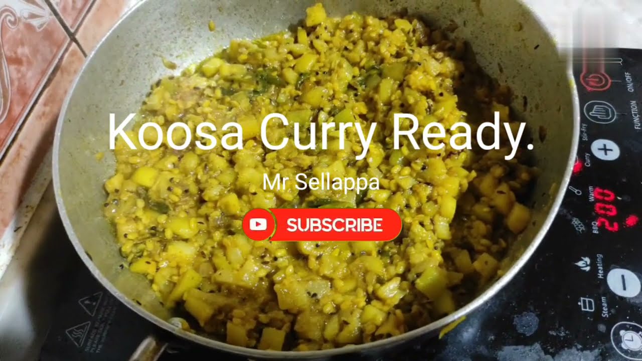 Koosa / Baby Marrow Curry - YouTube