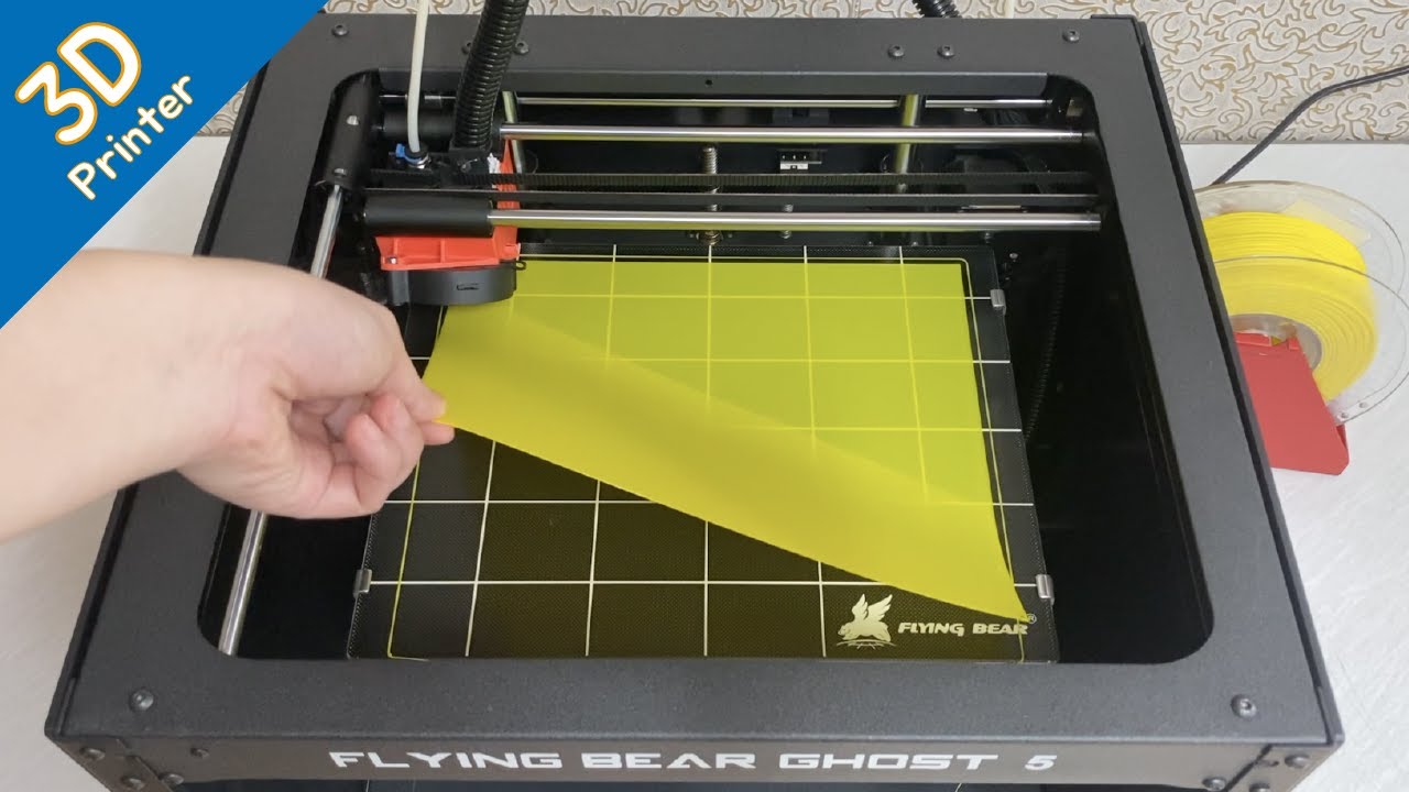 Make Plastic Paper - One layer test with 3D Printer Flying bear ghost 5 ...