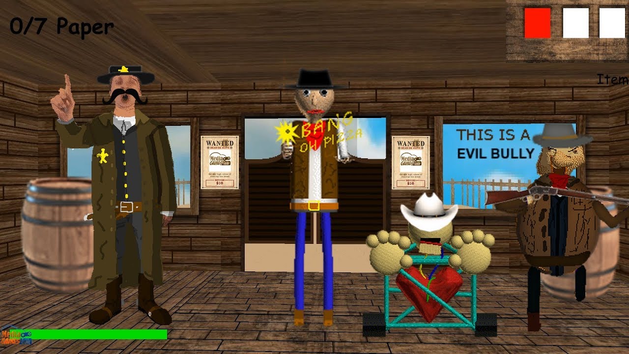 Baldi Basics in Wild West Edition v1 4 Update - Baldi's Basics Mod ...