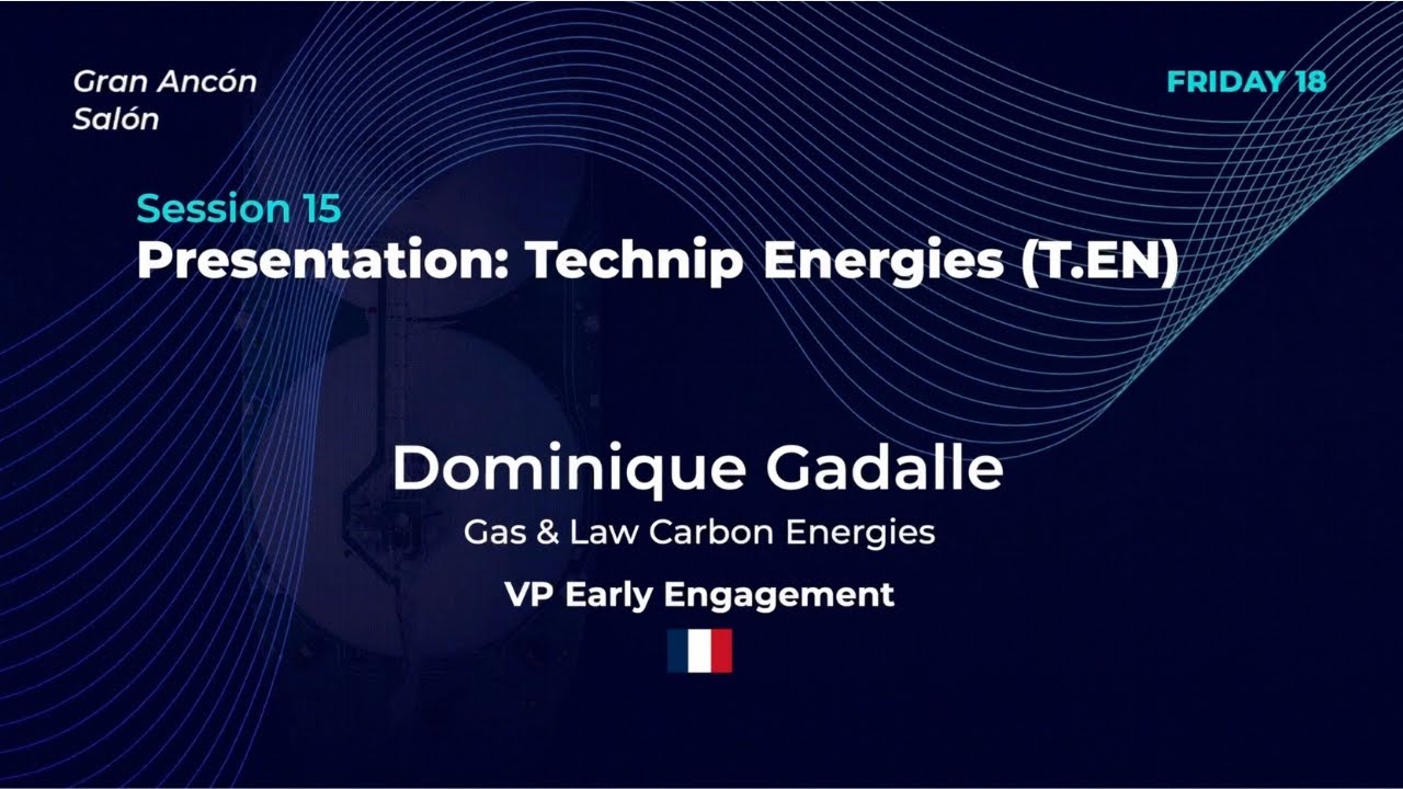 Session 15: Presentation: Dominique Gadelle, Onshore & Offshore LNG ...