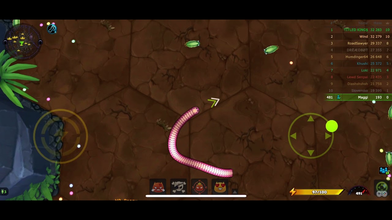 Best snake game to defeat the other snakes - YouTube