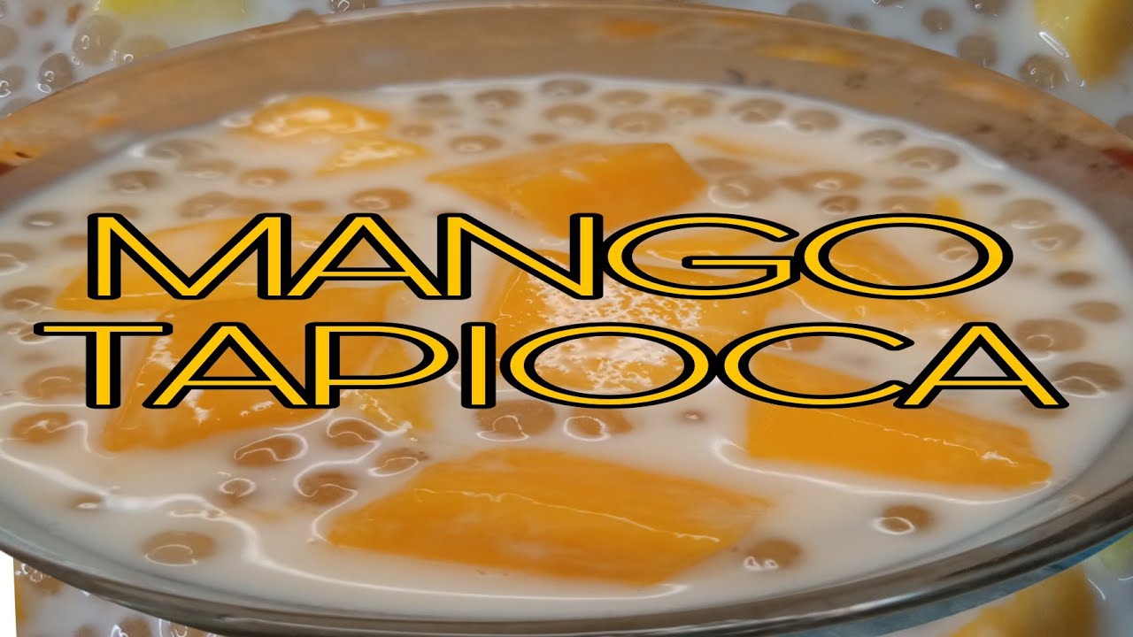 REFRESHING MANGOLICIOUS DRINK | MANGO TAPIOCA RECIPE | MJ NALANGA - YouTube