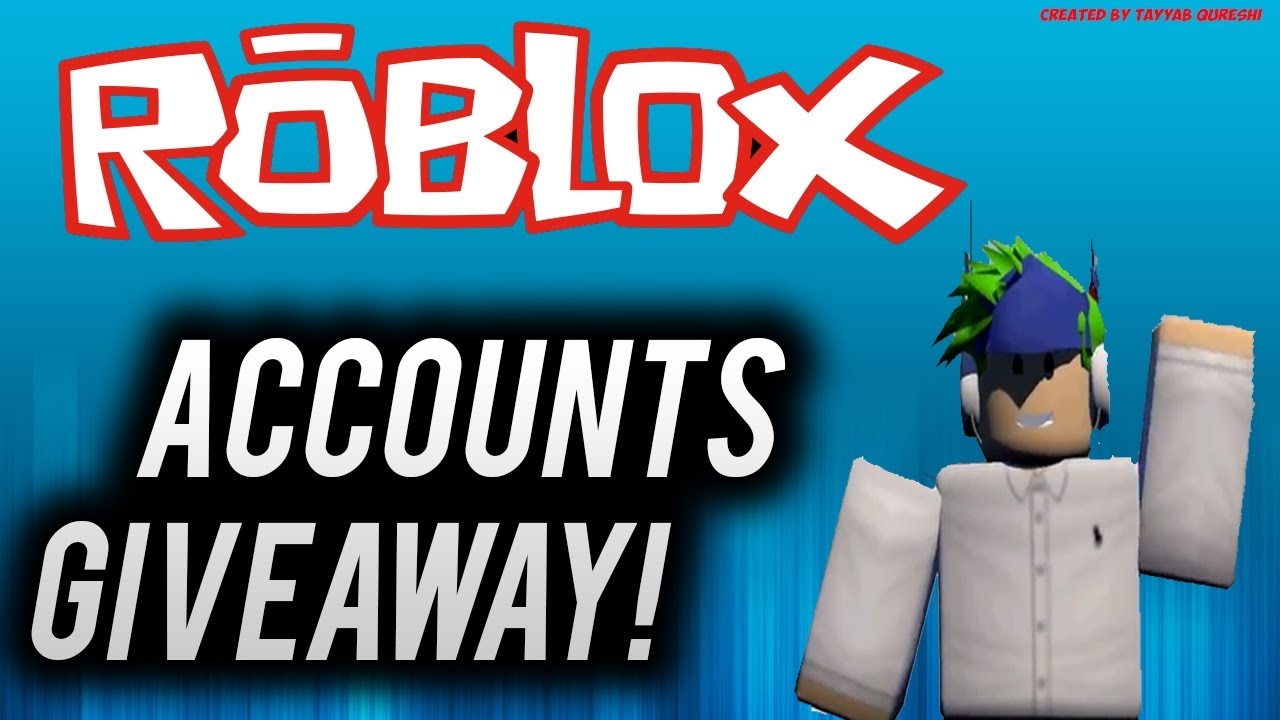 FREE 4,500 ROBUX ACCOUNT GIVEAWAY!!! - YouTube