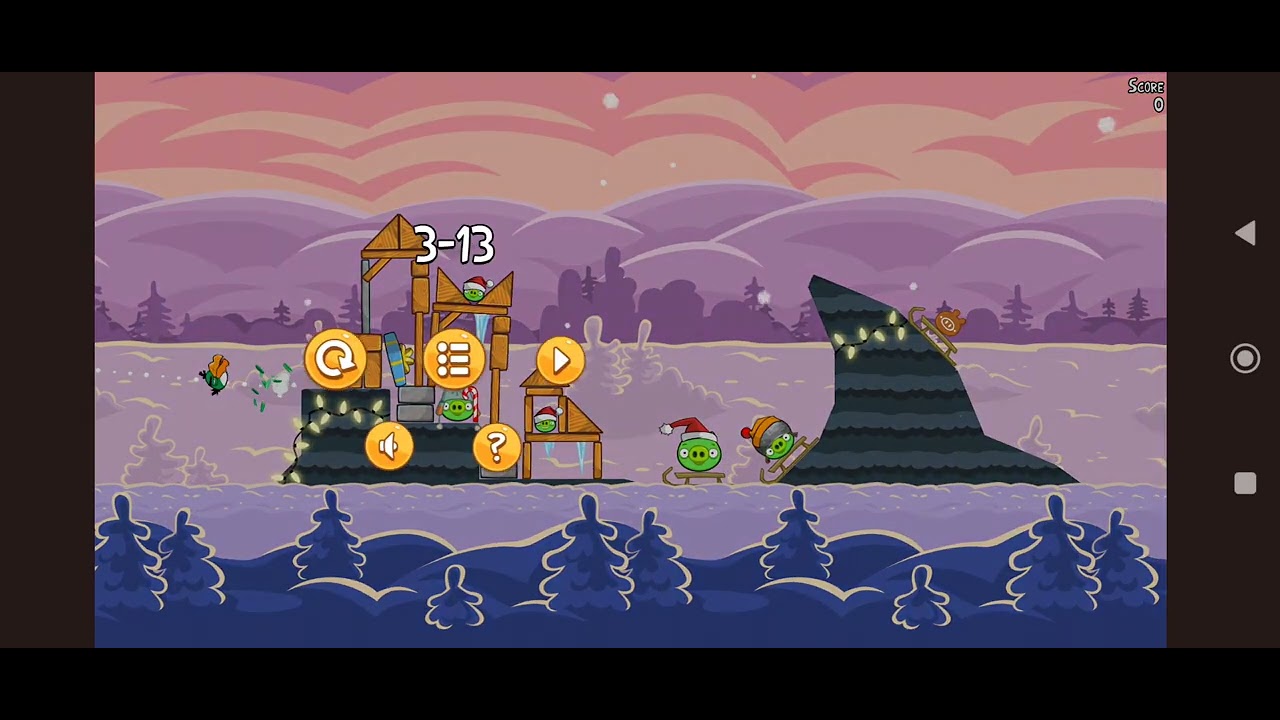 Angry birds Adventures: Winter joy All levels - YouTube