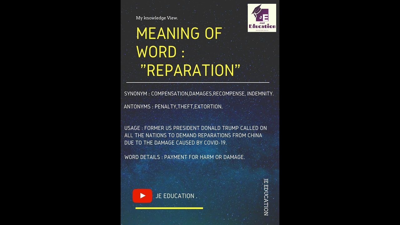 English Meaning Of Word Reparation YouTube english-meaning-of-word-reparation-youtube