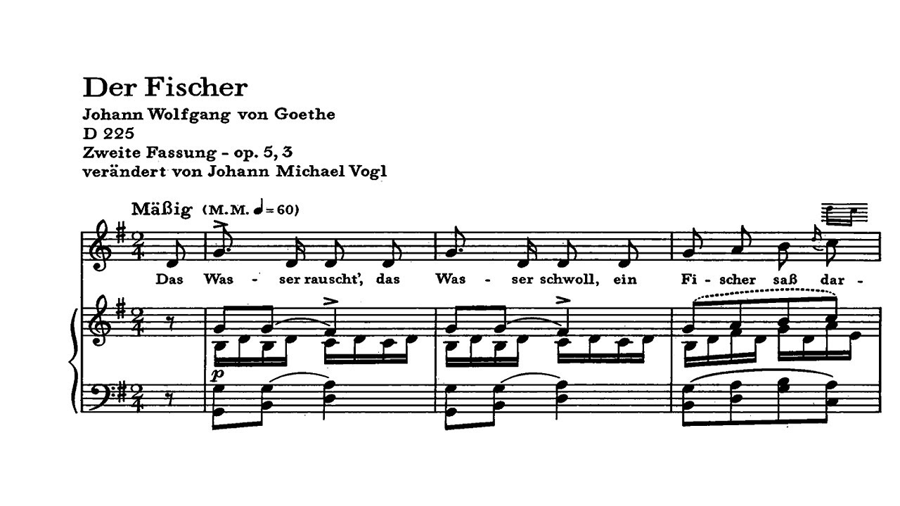 Schubert: Der Fischer D. 225 - Peter Schreier, Walter Olbertz, 1965 ...