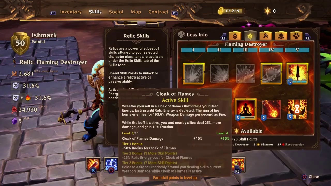 Torchlight III | Railmaster Flaming Destroyer | End Game - YouTube