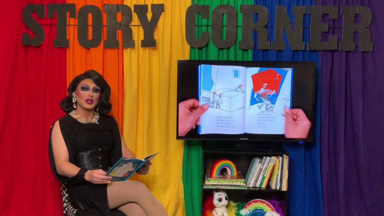 Drag Queen Story Corner - Cat in the Hat - YouTube