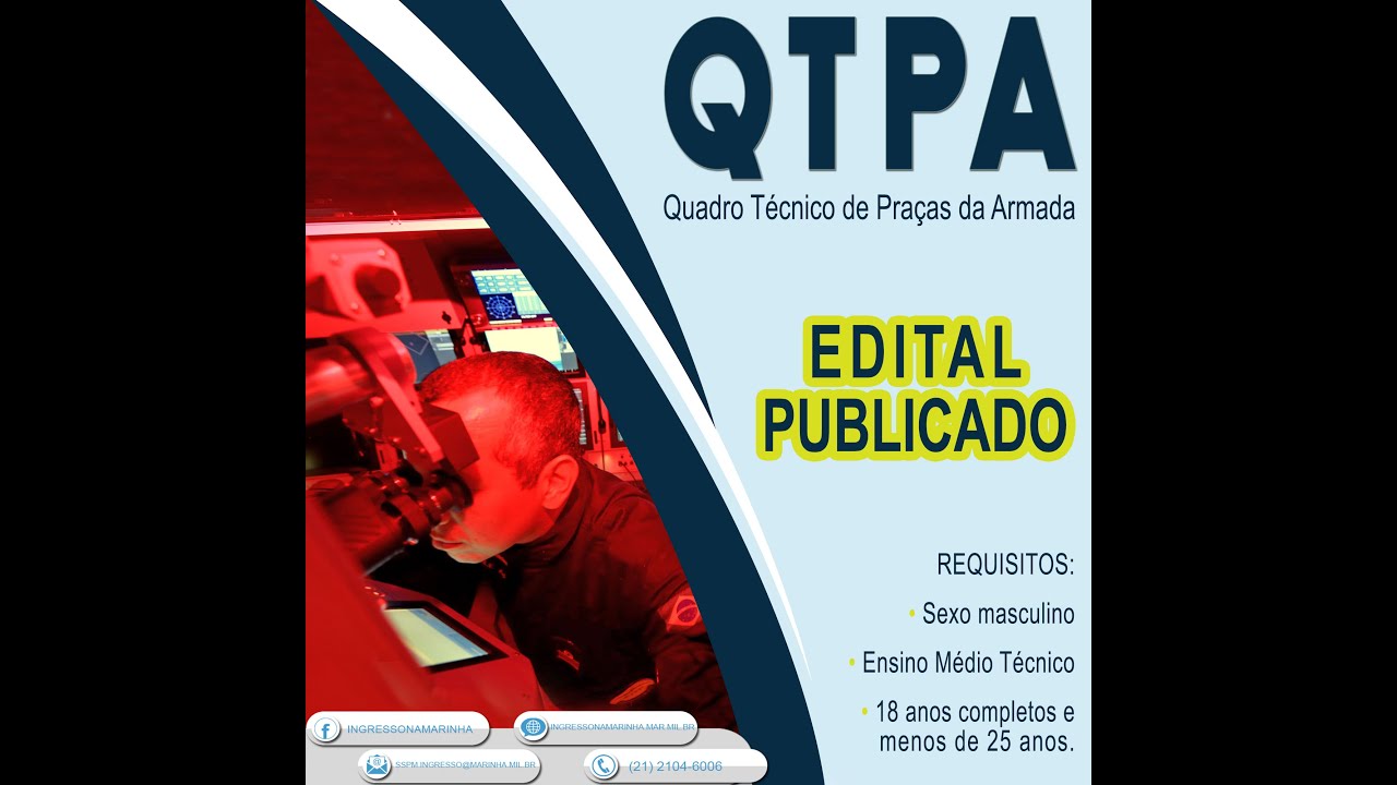 Edital QTPA 2020 explicado parte a parte - Concursos Marinha - nível ...