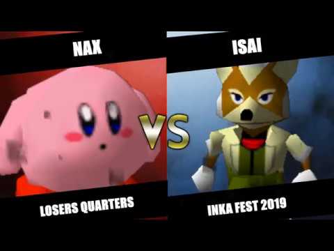 Inka Fest 2019 - Isai (Fox) Vs. Nax (Kirby) SSB64 Losers Quarters - YouTube