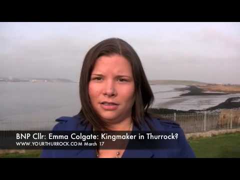 BNP: Emma Colgate: Kingmaker in Thurrock? - YouTube