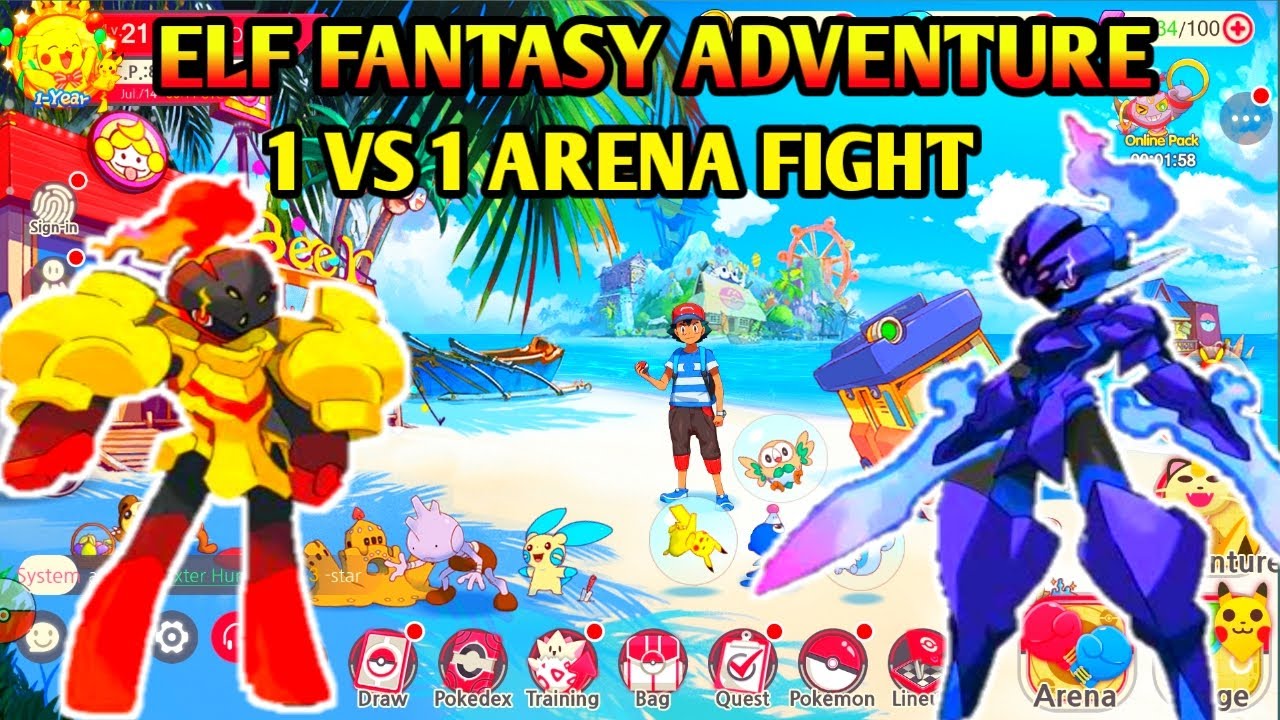 elf fantasy adventure 1Vs1 Arena fight | elf fantasy adventure gameplay ...