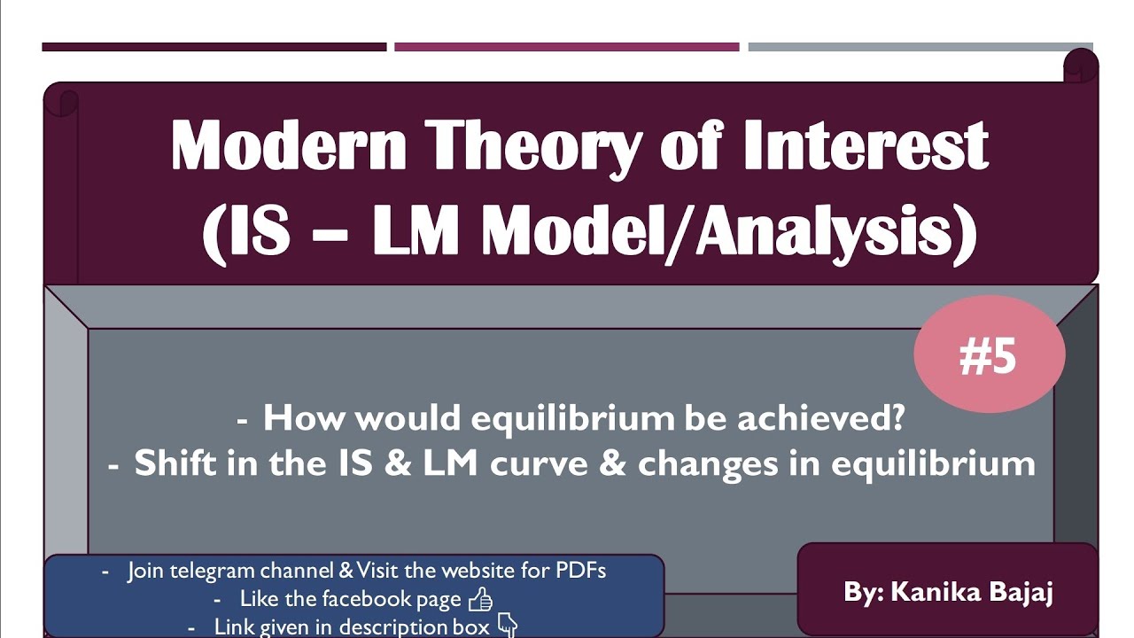Shift in IS & LM curve and changes in equilibrium | How Equilibrium be ...