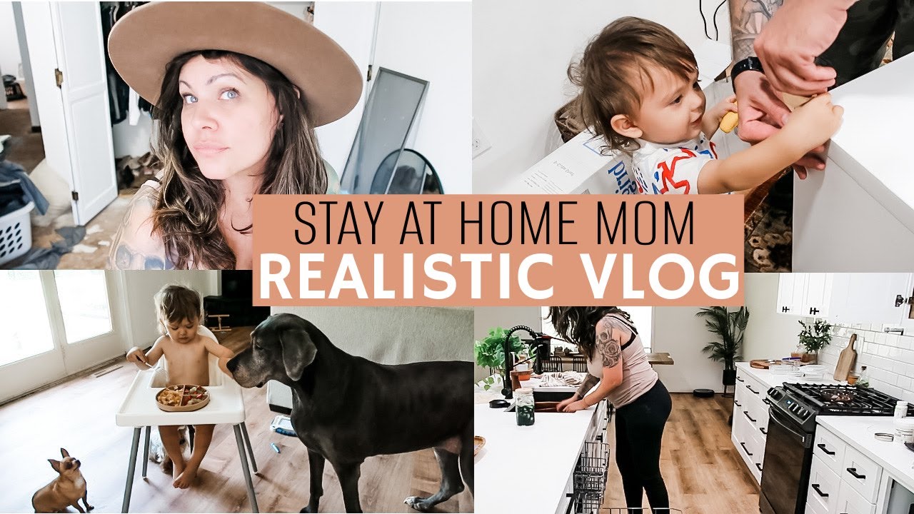 Realistic Vlog as a Mom | Cleaning, cooking, organizing, new furniture ...