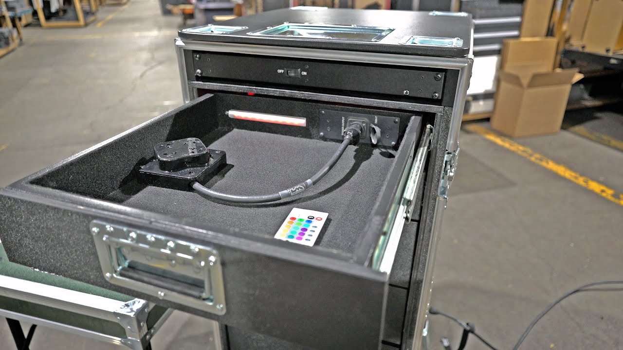 Custom Workbox w/LED Lights In Drawers - YouTube