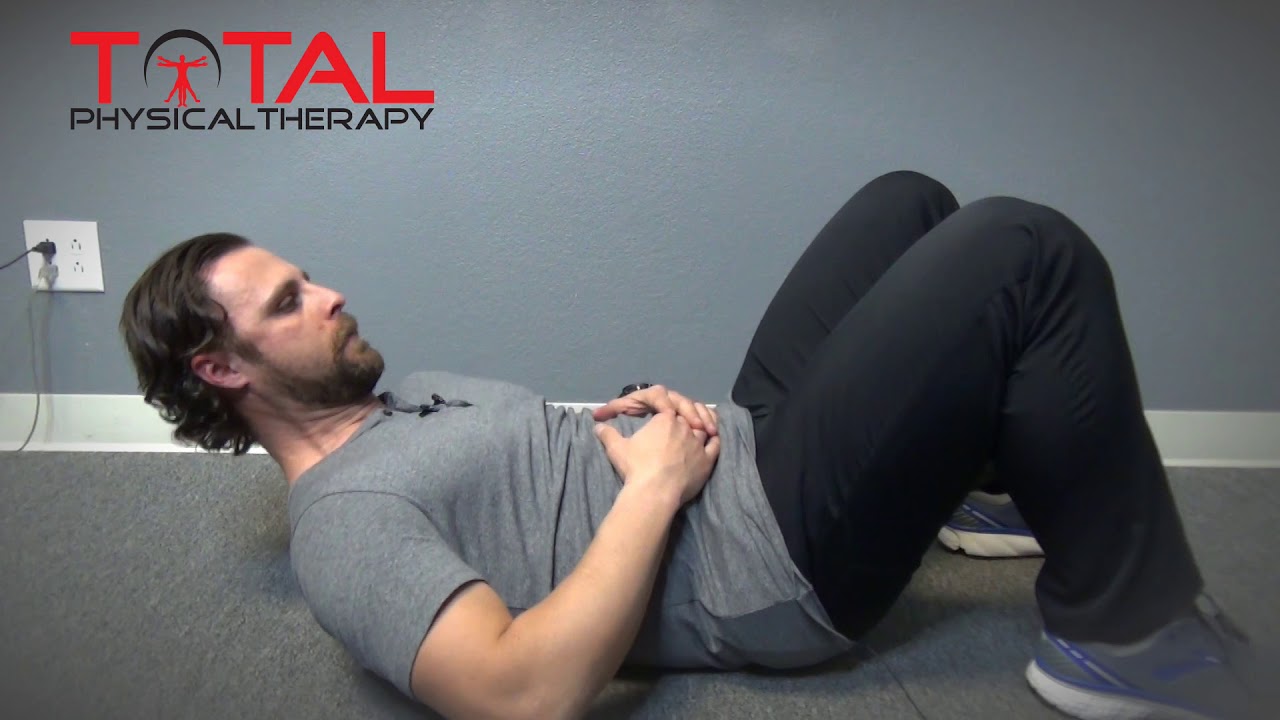 Neutral neck crunches - YouTube