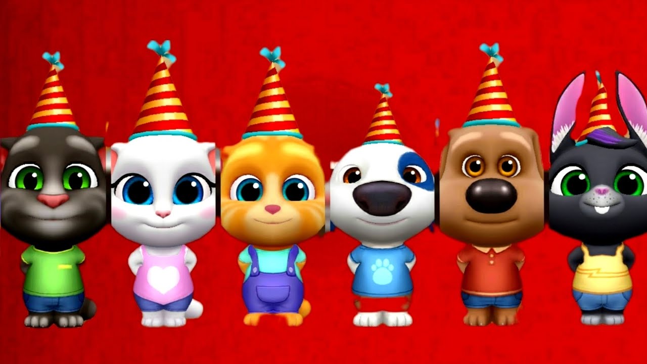🎈My Talking Tom Friends | 🎉 Happy Birthday 🎂 | Gameplay ¿ Best Funny ...