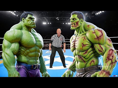 HULK VS ZOMBIE HULK - EPIC BATTLE - WWE 2K25