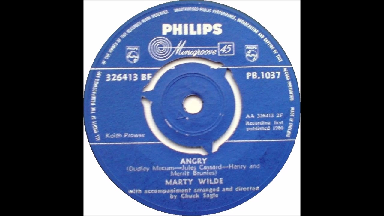 Marty Wilde Angry Mono to Stereo Remix - YouTube