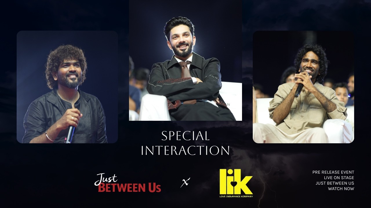 JBU On Stage with Anirudh, Pradeep & Vignesh Shivan 🔥 | LIK Pre Release ...