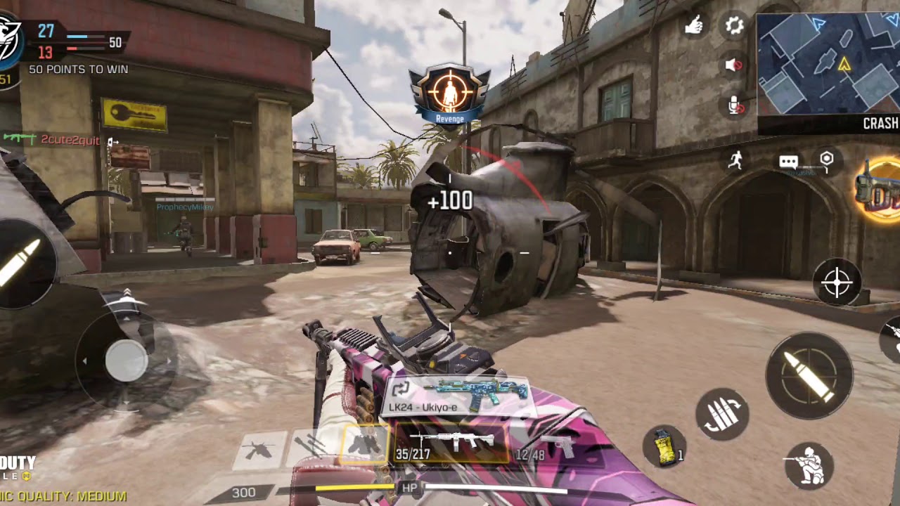 Call of Duty Mobile Gameplay | Victory using RPD - Fashion Purple ...