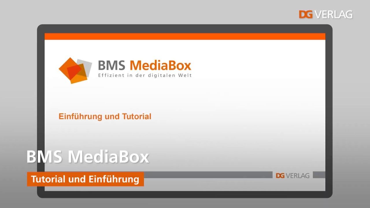 BMS MediaBox - Tutorial und Einführung - YouTube