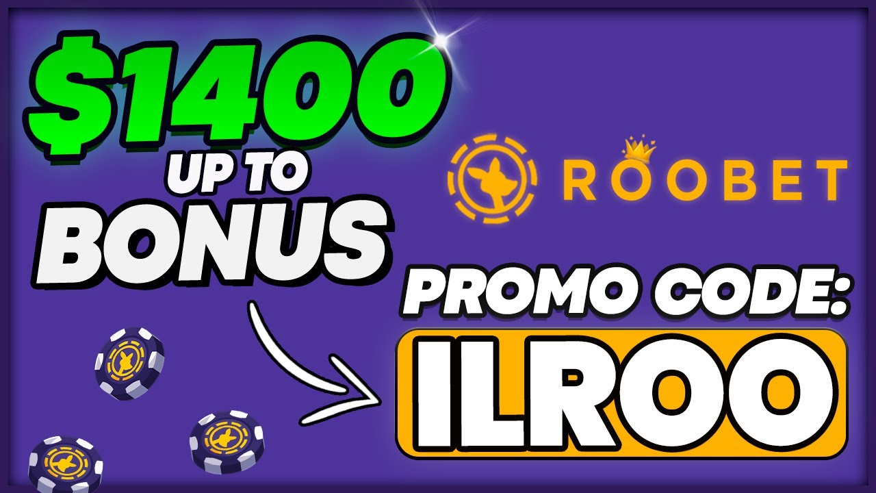 Roobet Promo Code - "ILROO" | BONUS $1400 UP TO CASHBACK !!! - YouTube