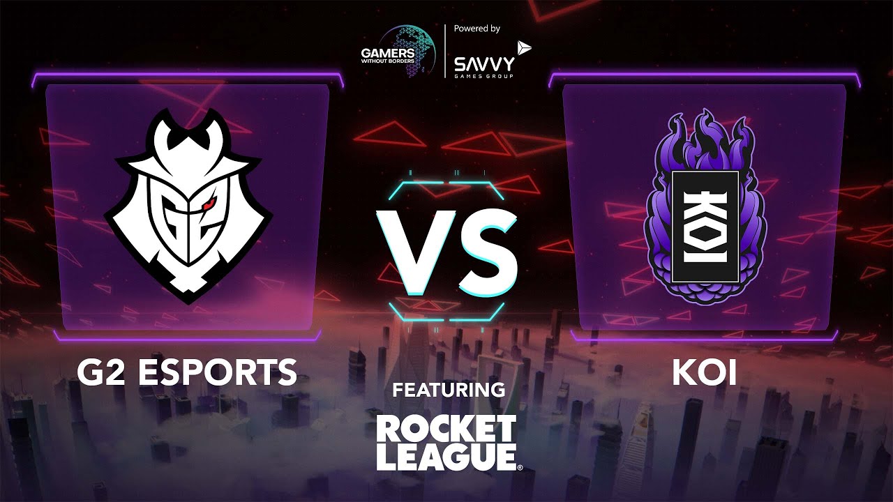 G2 Esports vs. KOI // Gamers Without Borders 2023 – Rocket League – Day ...