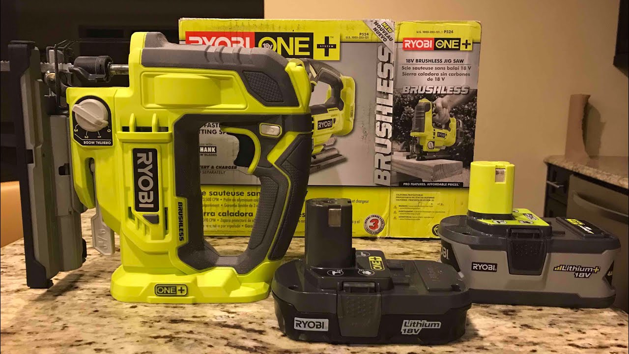 Ryobi P-524 18 Volt Brushless Jig Saw - YouTube