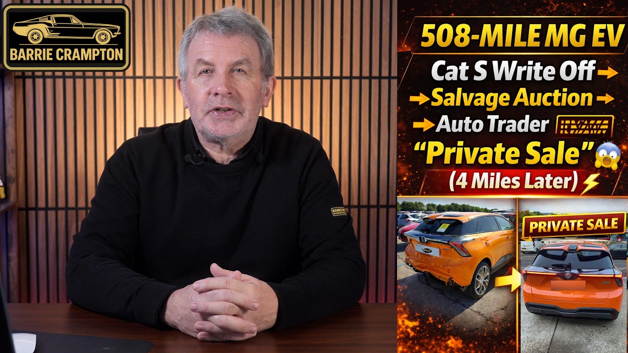 508-Mile MG EV Cat S Write Off→ Salvage Auction → Auto Trader “Private ...