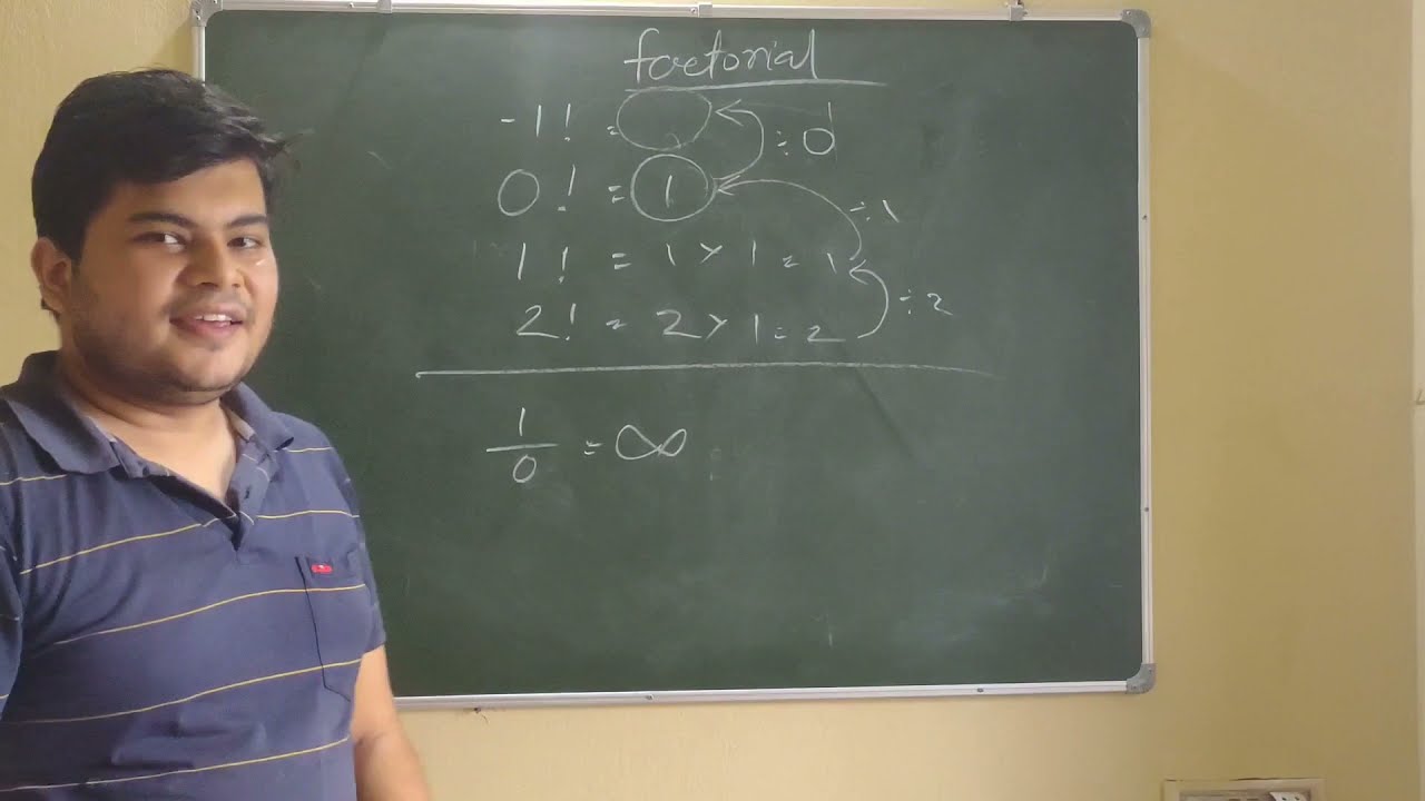 How 0! = 1 , what is factorial and factorial of negative number. - YouTube