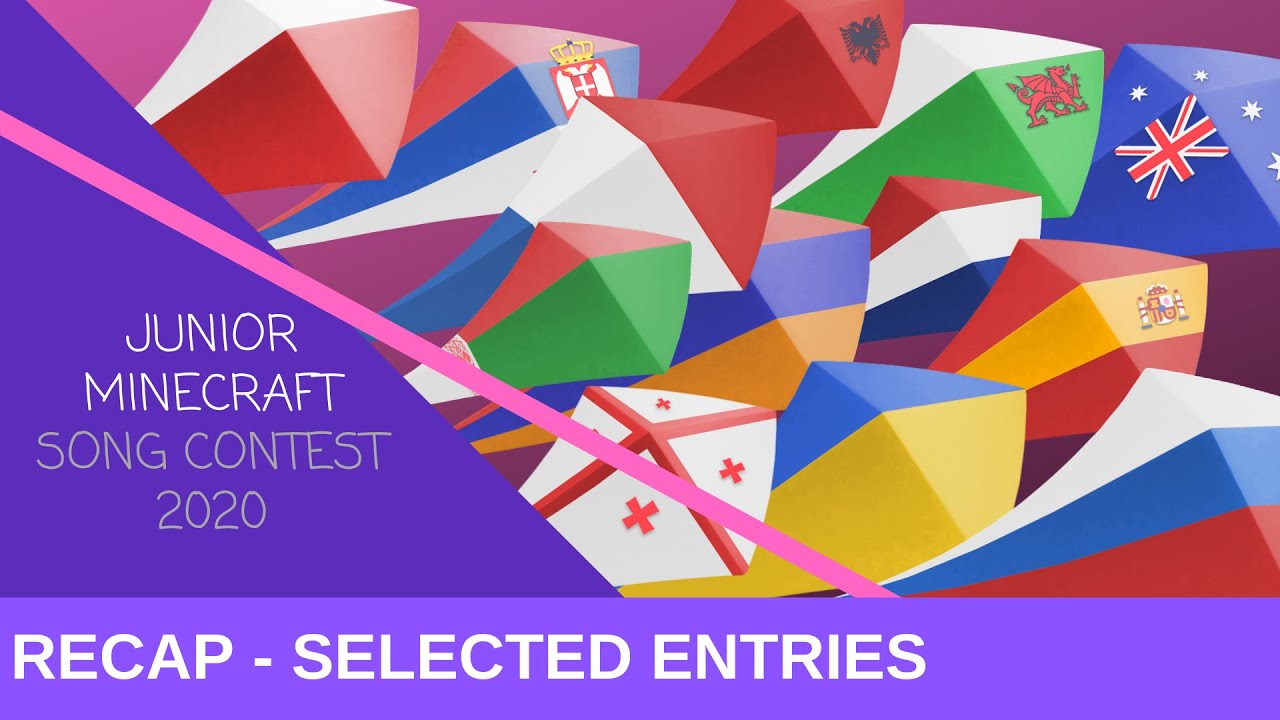 All Selected Entries (RECAP) - Junior MInecraft Song Contest 2020 - YouTube