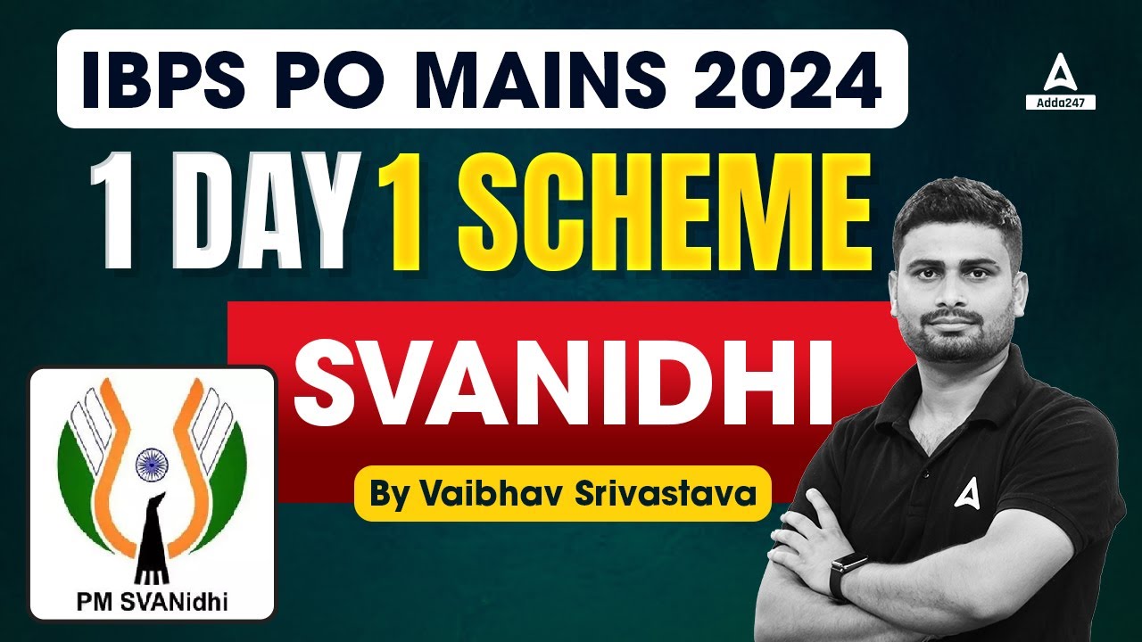 IBPS PO Mains 2024 | Savnidhi Yojana | Government Schemes for IBPS PO ...