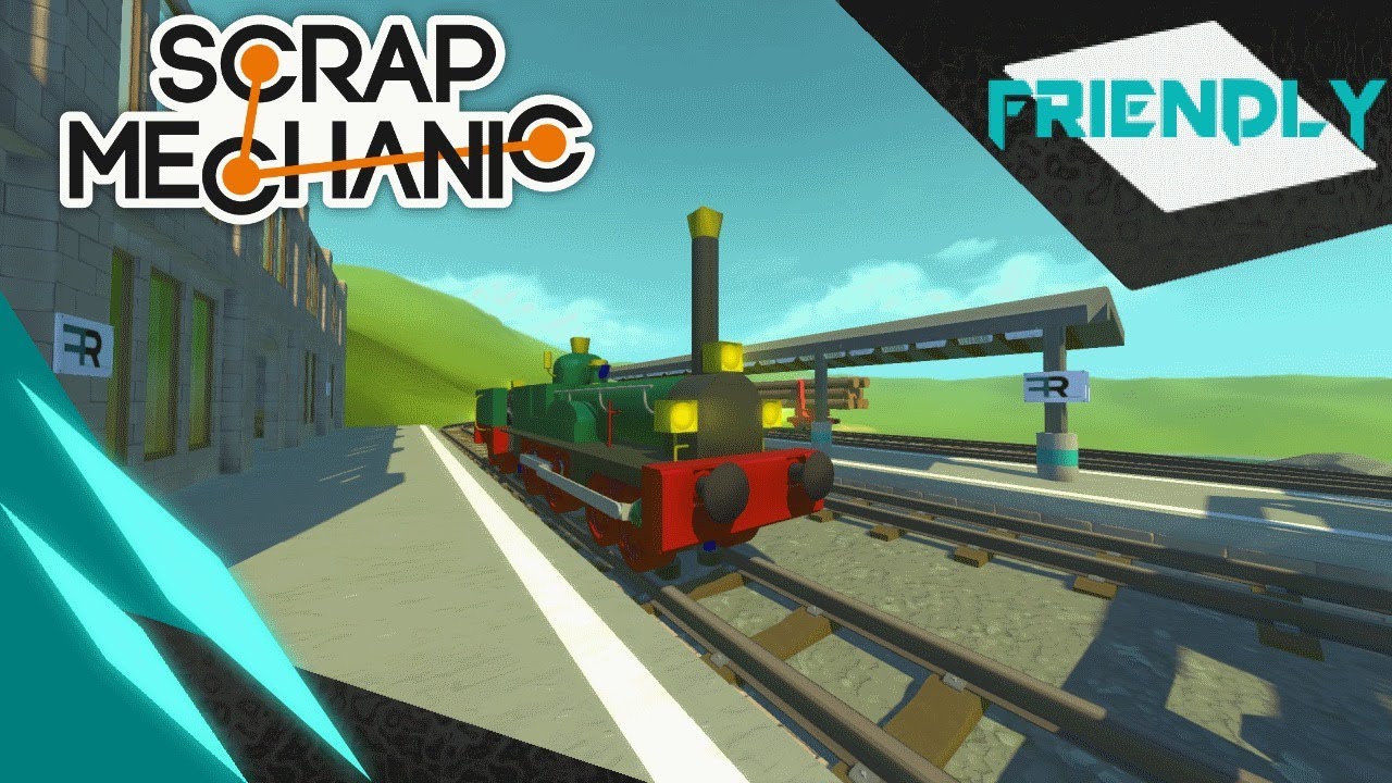 Time For Some Maintence - Train World | Scrap Mechanic | LIVE - YouTube