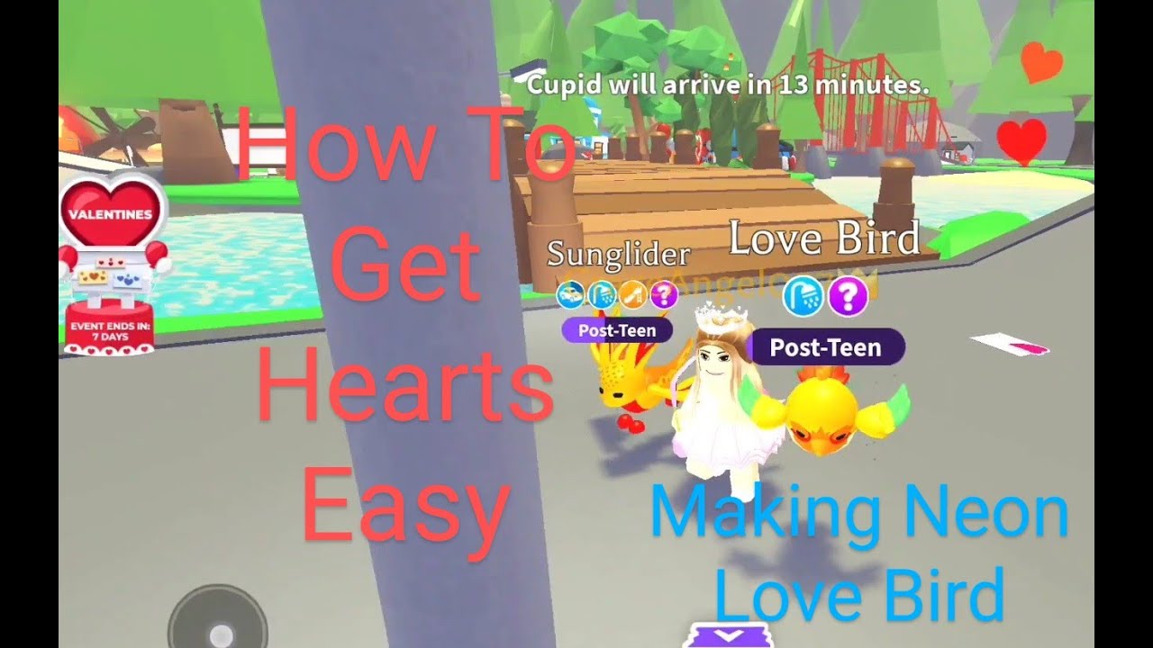 Roblox Adopt Me How To Get Hearts Easily For Sweetheart Rat! Cupid ...